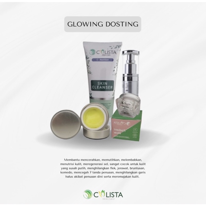 Jual paket glowing dosting colista skincare (hasil lebih cepat terlihat ...