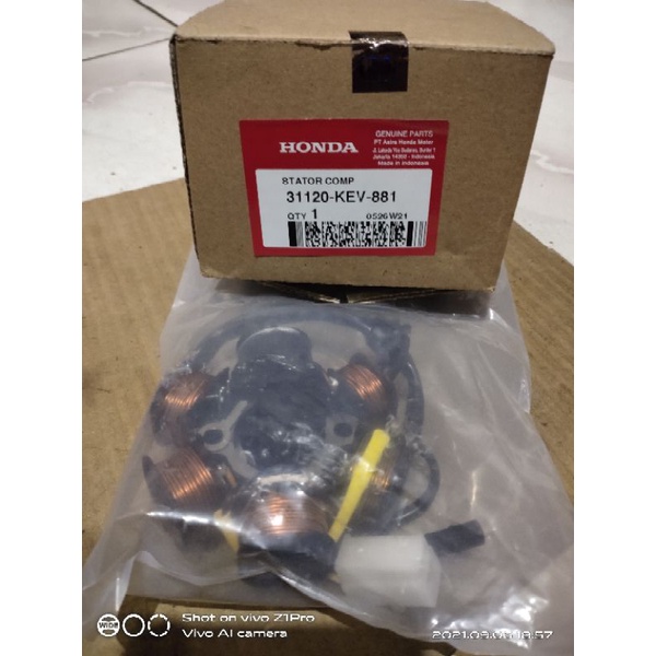 Jual Spull Lampu Spul Assy Spol Starter Original Asli Honda Supra Fit Revo 100 Supra X Legenda ...