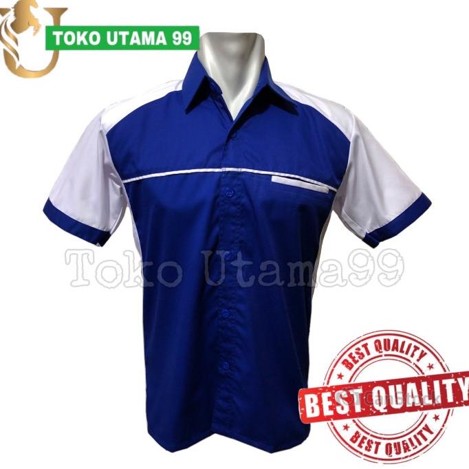 Jual Seragam kerja , baju otomotif , baju cleaning service biru putih ...