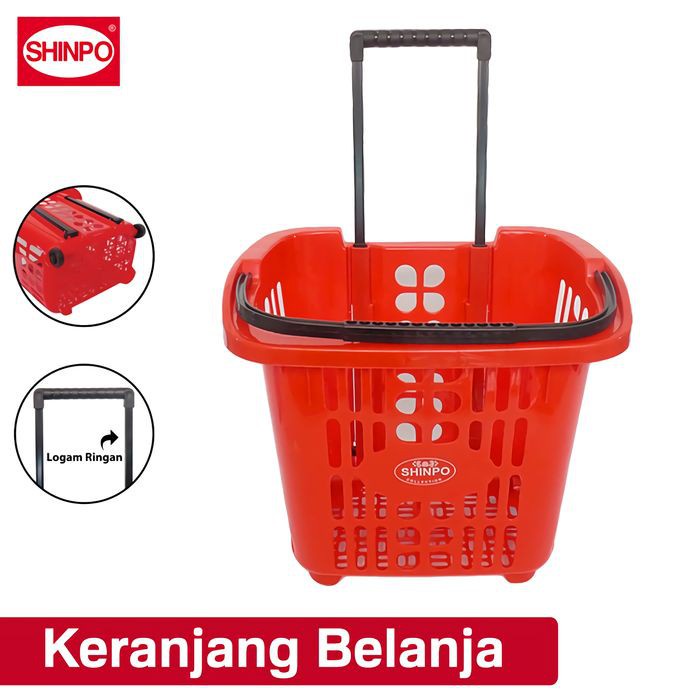 Jual KERANJANG BELANJA PASAR / TROLLEY DORONG RODA SHINPO 341 - DP ...