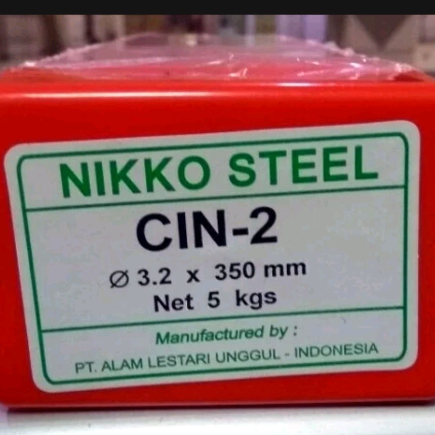 Jual Kawat Las Cor/Ancuran NIKKO STEEL CIN-2 3,2MM Original | Shopee Indonesia