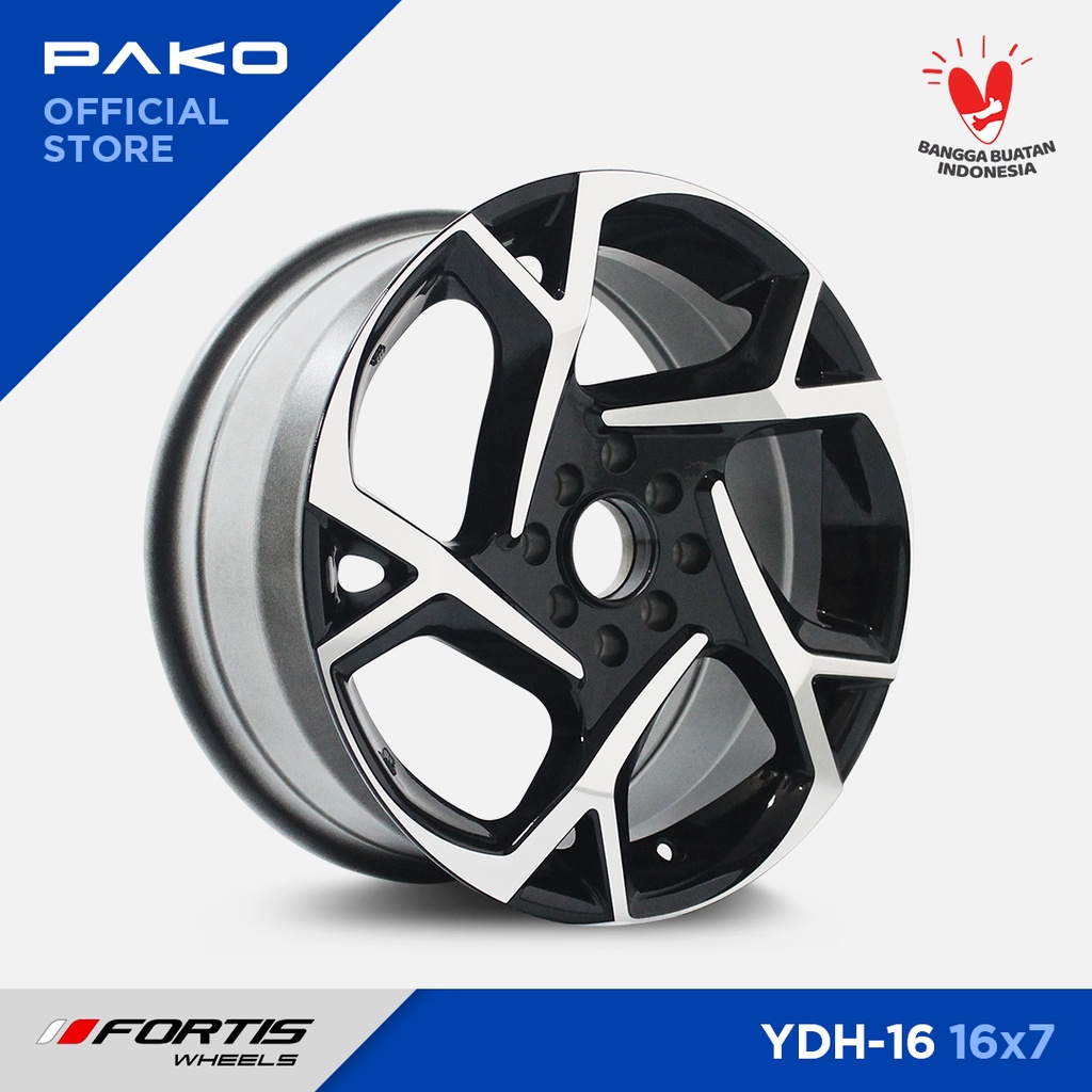 Jual Velg Mobil Fortis Wheels YDH Ring 16 - Pako Wheels | Shopee Indonesia