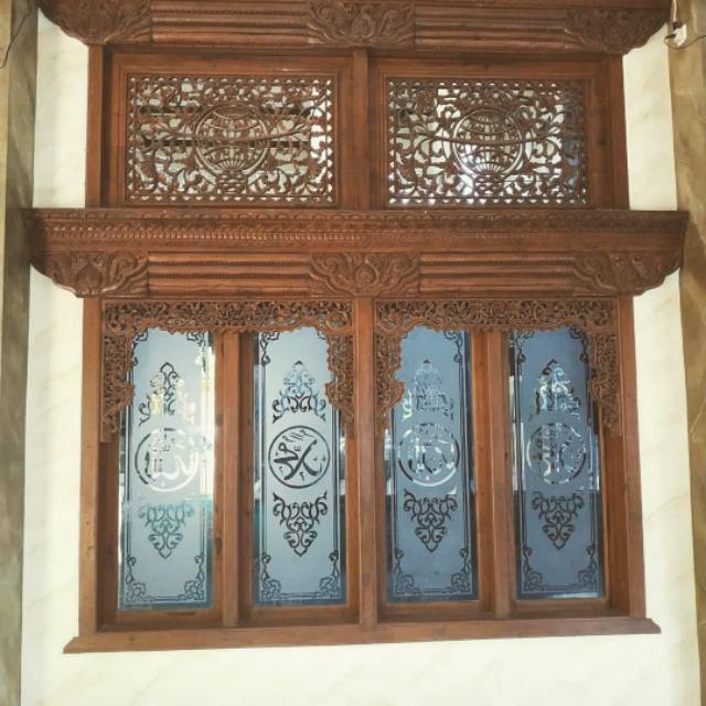 Jual Kusen jendela ukir kaligrafi | Shopee Indonesia