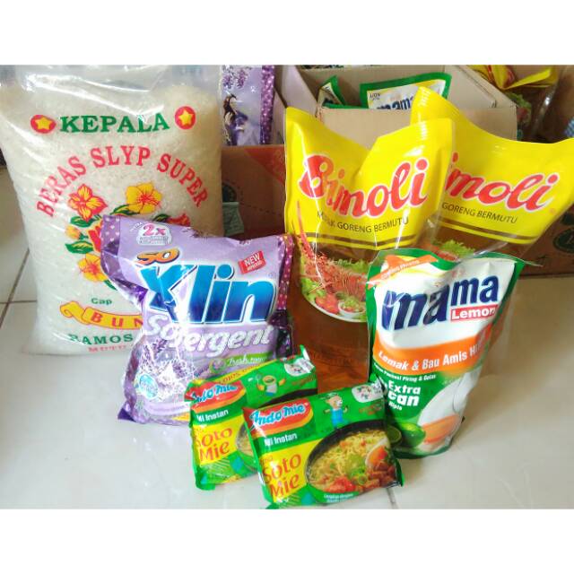 Jual Paket Sembako Murah - Paket Sembako THR - Hampers Sembako - Minyak ...