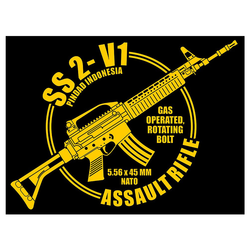Jual SS2 Pindad series 1 Two Stripes Cutting Sticker | Shopee Indonesia