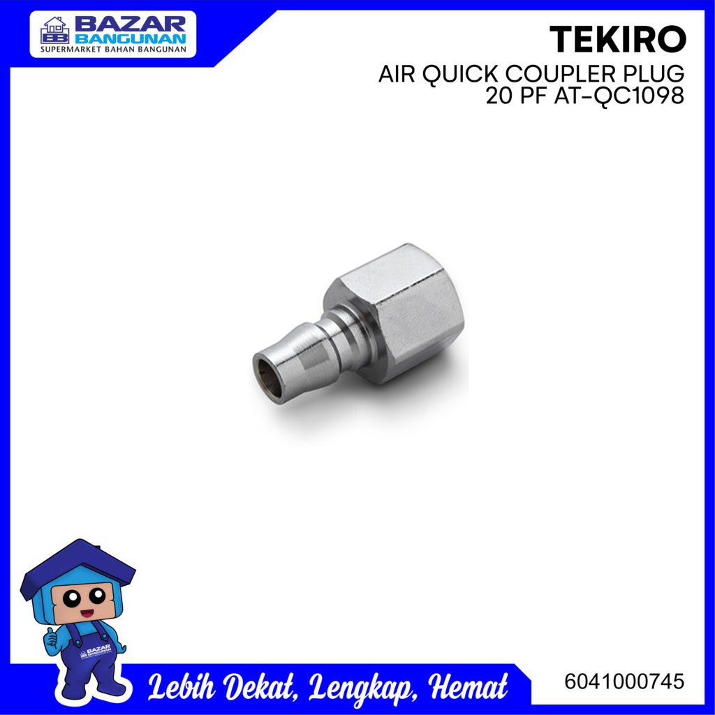 Jual Tekiro - Air Quick Coupler Kopler Plug Sambungan Kompresor Angin Pf 20 | Shopee Indonesia