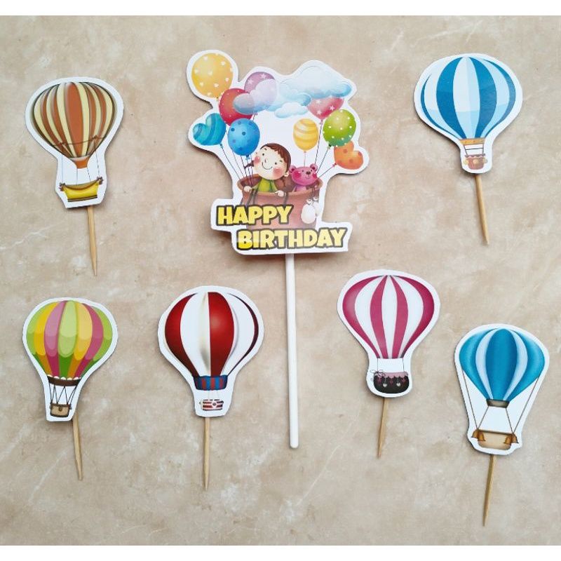 Jual topper toper hiasan tusukan kue cake nasi tumpeng puding ulang ...