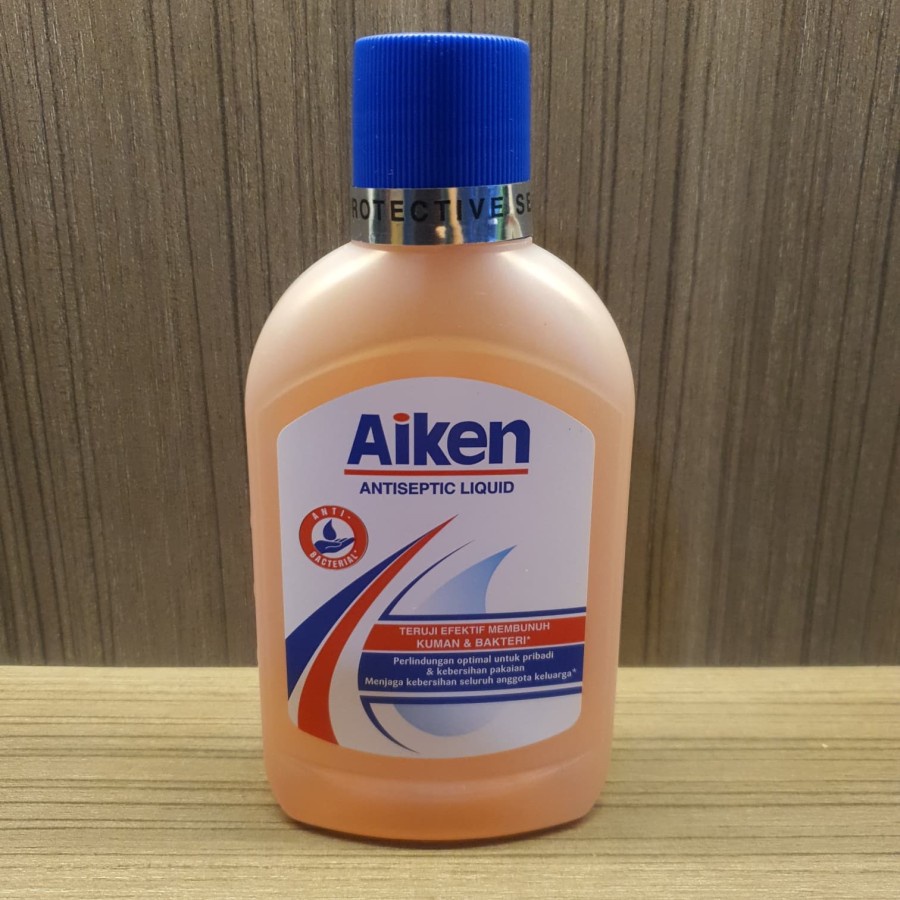 Jual Aiken Antiseptic Liquid Anti Bacterial Perlindungan Optimal 250 Ml ...