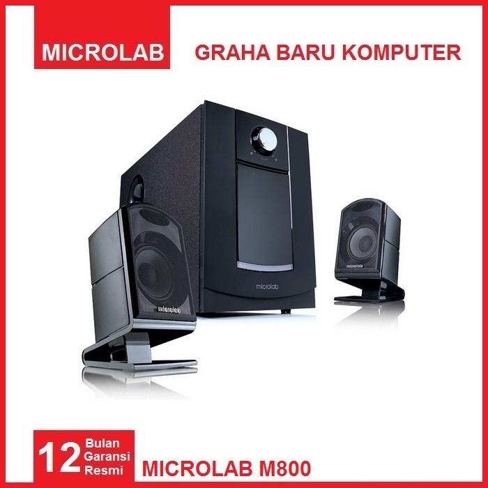 Jual Microlab M800 40 Watt RMS Multimedia Speaker Komputer PC | Shopee ...