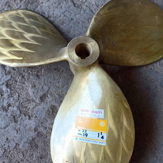 Jual Kipas Kapal MIKASA / Propeller 3d BL 21x19 | Shopee Indonesia