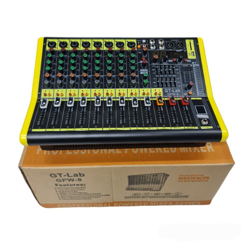Jual Power Mixer 8 Channel Gtlab By Rdw GPW8 / GPW-8 Original | Shopee ...