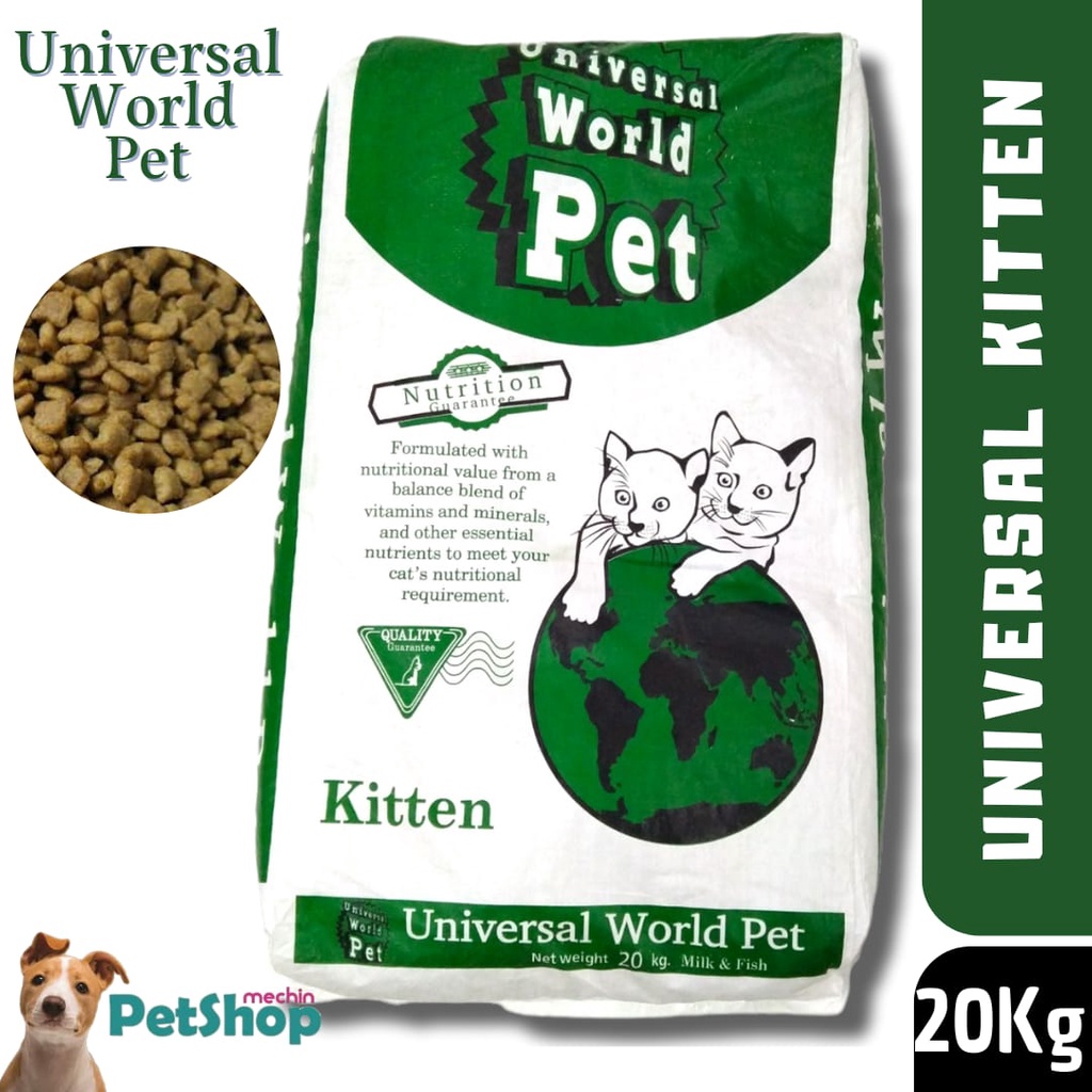 Jual UNIVERSAL KITTEN 20KG / MAKANAN KERING KUCING KITTEN / MAKANAN ...