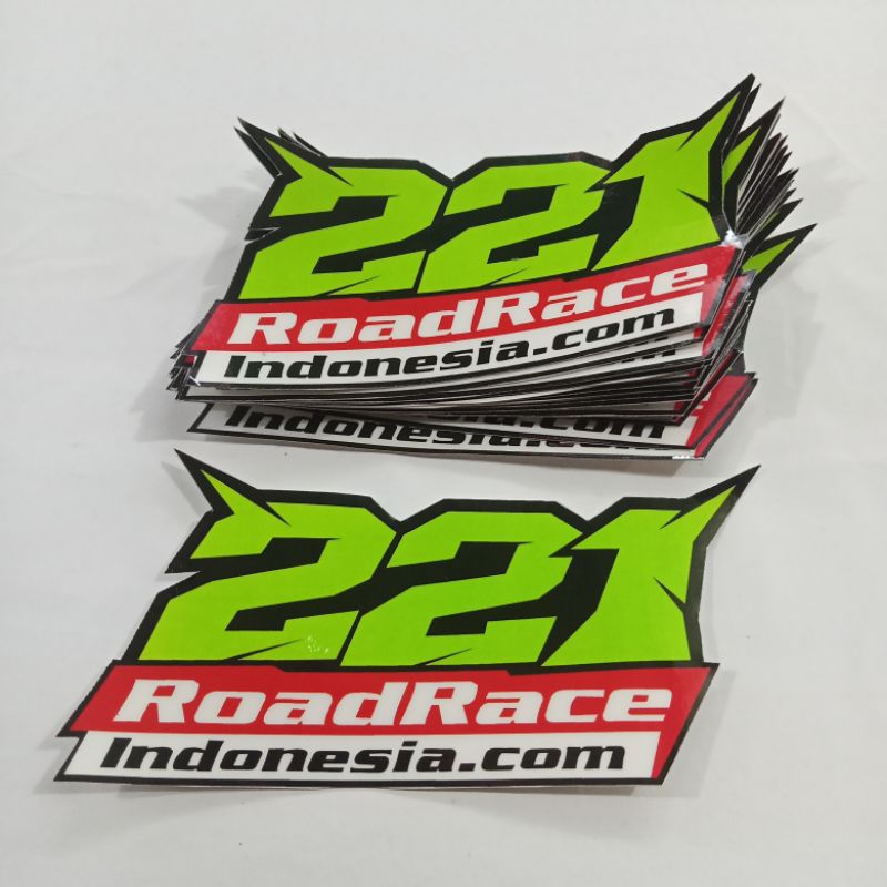 Jual STIKER 221 ROAD RACE INDONESIA STICKER STIKER RACING VIRAL ...