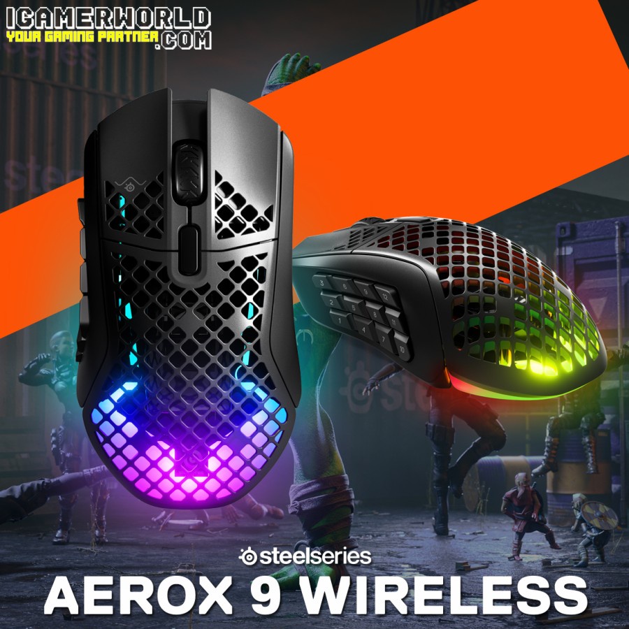 Jual Steelseries Aerox 9 Wireless Ergonomic Gaming Mouse | Shopee Indonesia