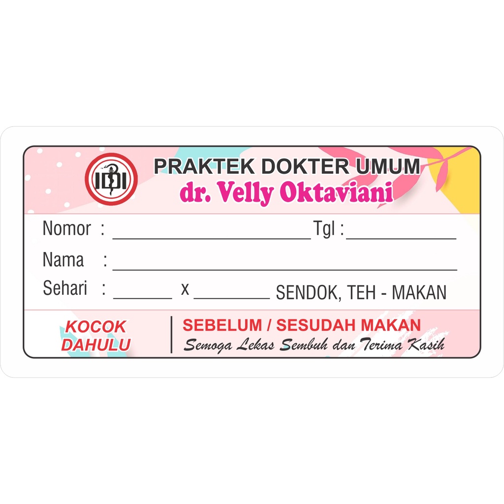 Jual Label stiker sirup full color / etiket sirup / label stiker sirup ...