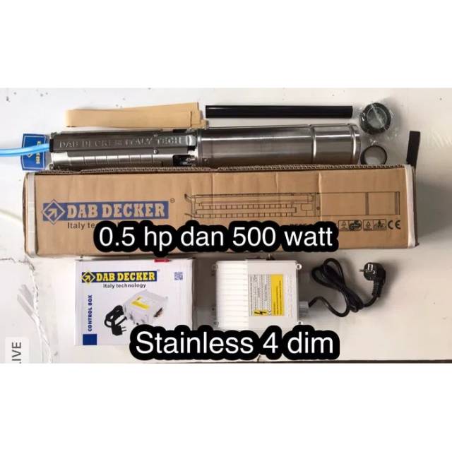 Jual Pompa air satelit artetis pompa rendam pompa celup submersible 0.5 ...