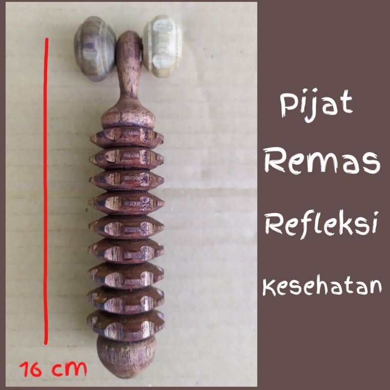 Jual Alat Pijat Remas Kening Roll Refleksi - Terapi Tangan - Kayu ...