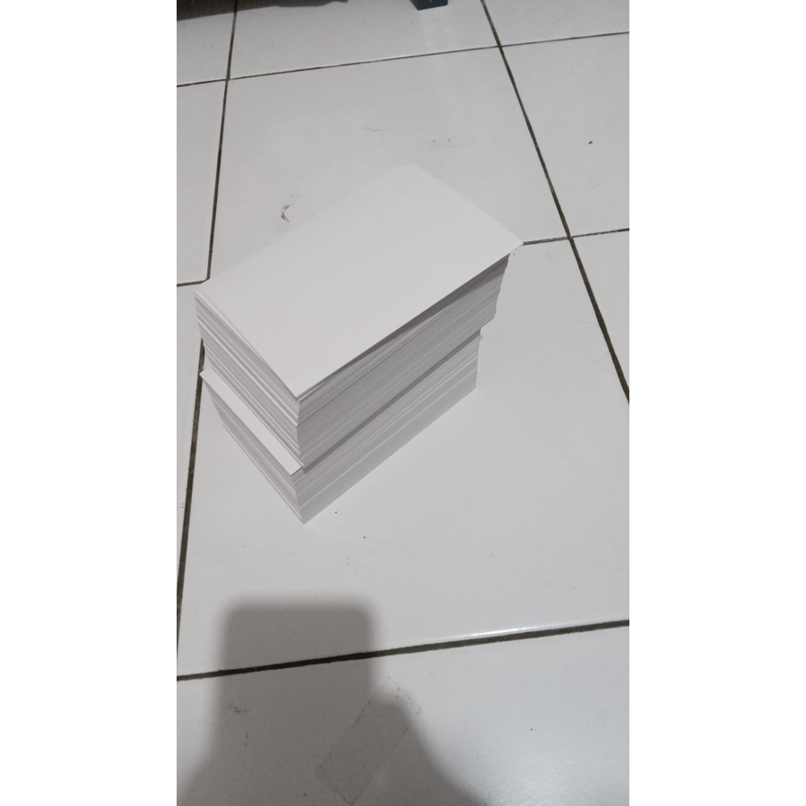 Jual KERTAS KARTON BC PIND0 PUTIH / PINDO / UKURAN 9.5 x 15 CM ( ISI ...