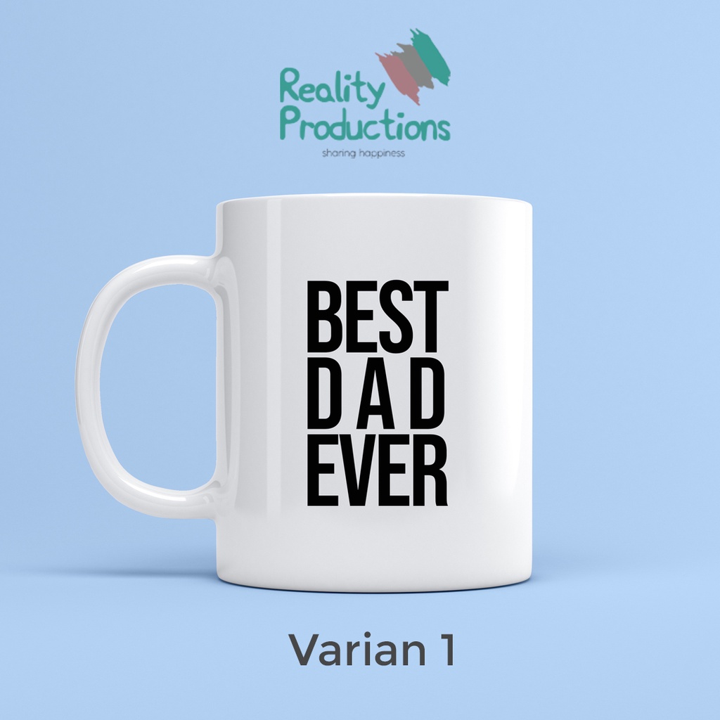 Jual Mug Best Dad Ever Untuk Kado atau Hadiah Ayah atau Bapak | Shopee ...