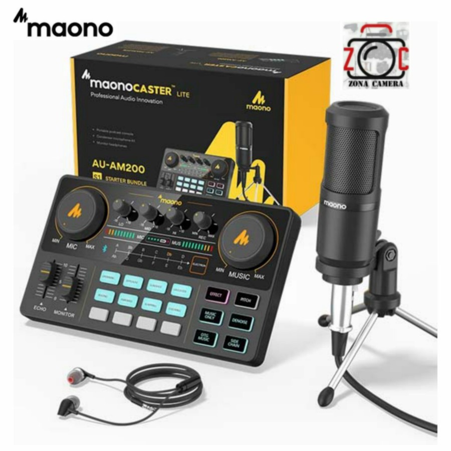 Jual Maonocaster Lite AU-AM200S1 Kit Maono Caster Microphone Mixer ...