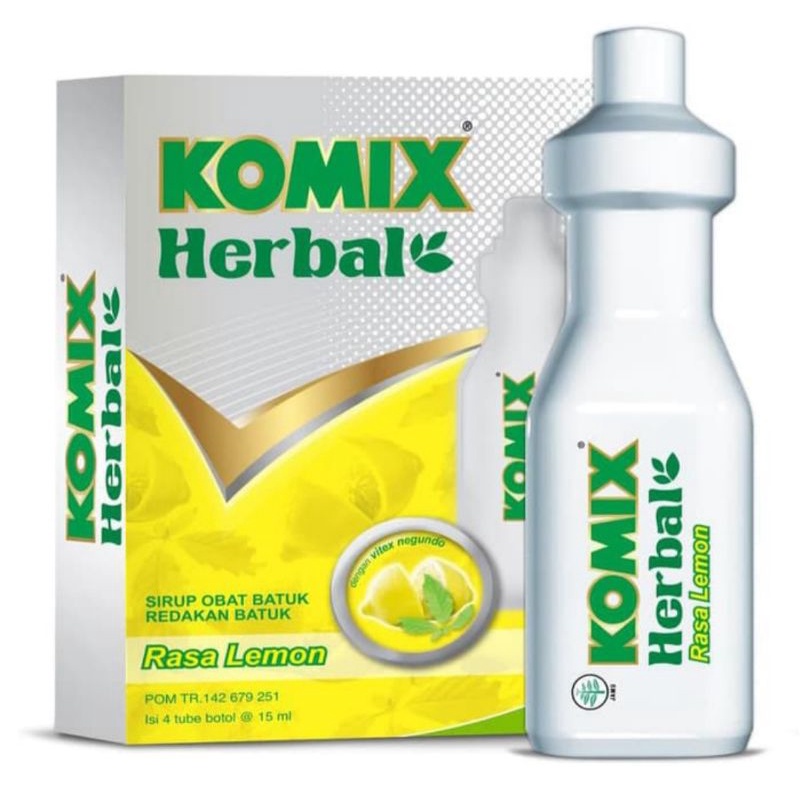 Jual KOMIX HERBAL TUBE - KEMASAN 1 DUS ISI 4 BOTOL - RASA ORIGINAL ...