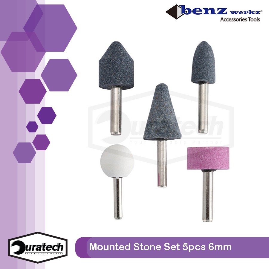 Jual Mounted Stone Set 5pcs (6mm) Mounted stone set / Batu osco mata ...