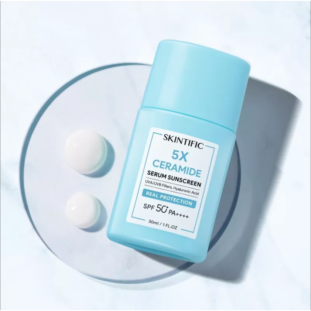 Jual [Tasya Farasya Approved] SKINTIFIC 5X Ceramide Serum Sunscreen SPF50 PA++++ 30ml | Shopee ...