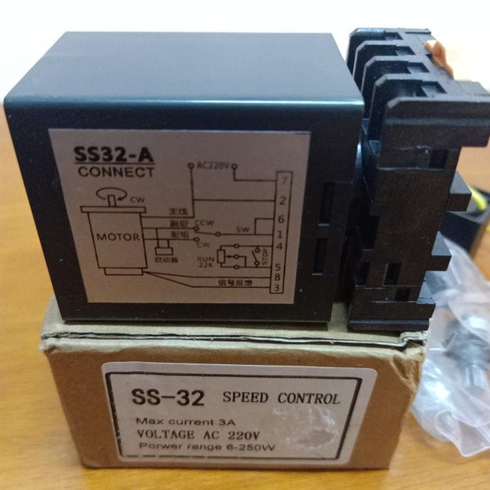 Jual SS-32 Speed Control 3A 220Vac 6-250watt | Shopee Indonesia