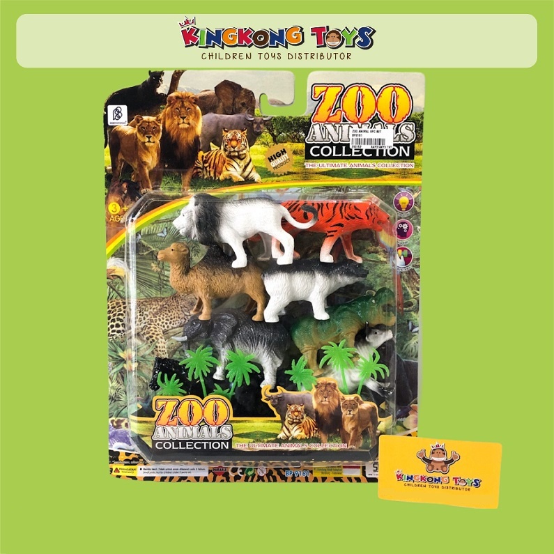 Jual ZOO ANIMAL FIGURE 8 PCS / MINIATUR HEWAN LIAR / MINIATUR HEWAN ...
