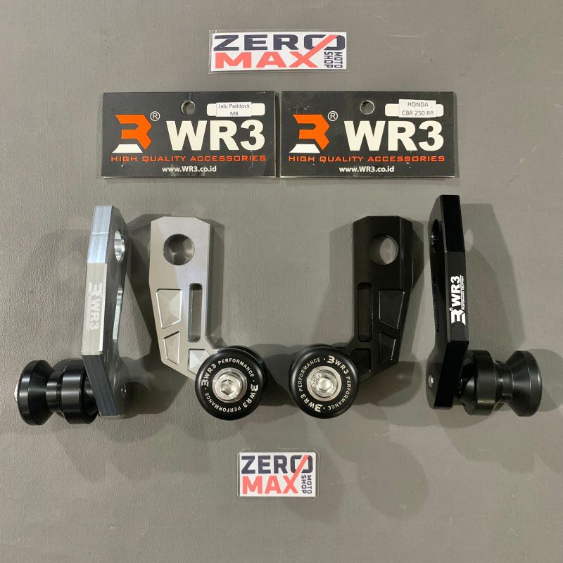 Jual Paket Chain Adjuster Jalu Paddock WR3 M8 Honda CBR250RR CBR 250RR ...