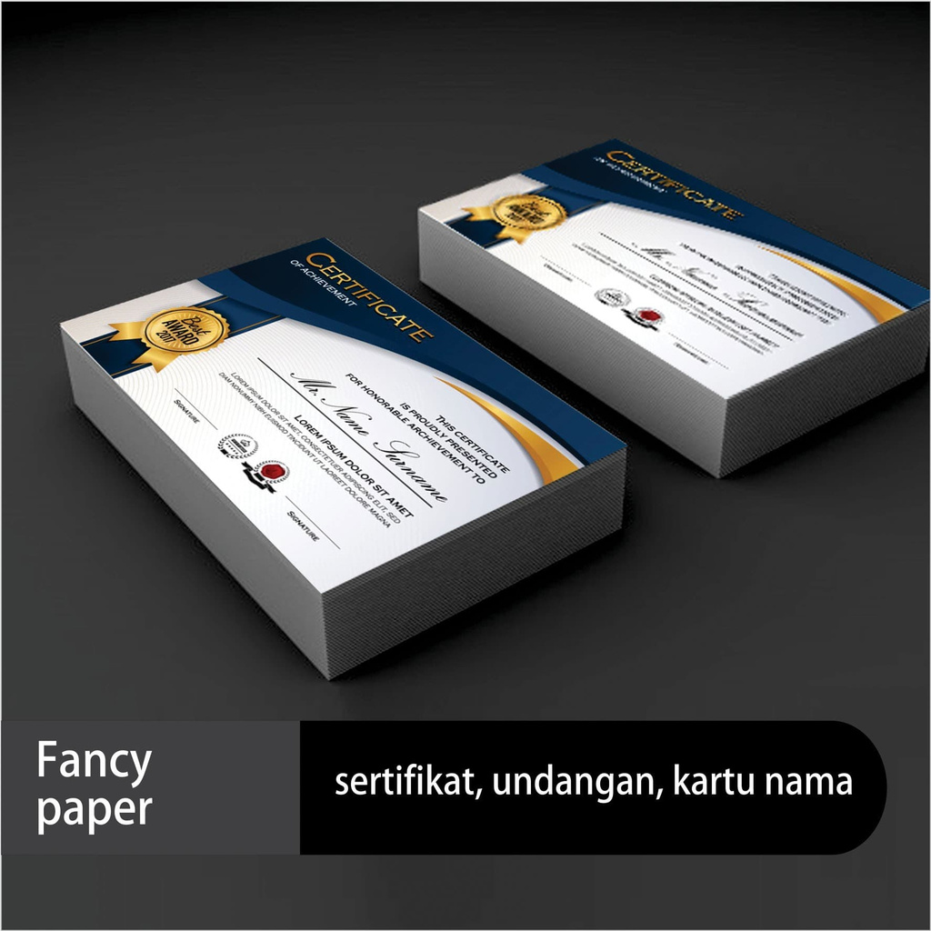 Jual Cetak Fancy Paper 210gram BB (Bolak Balik) | Shopee Indonesia