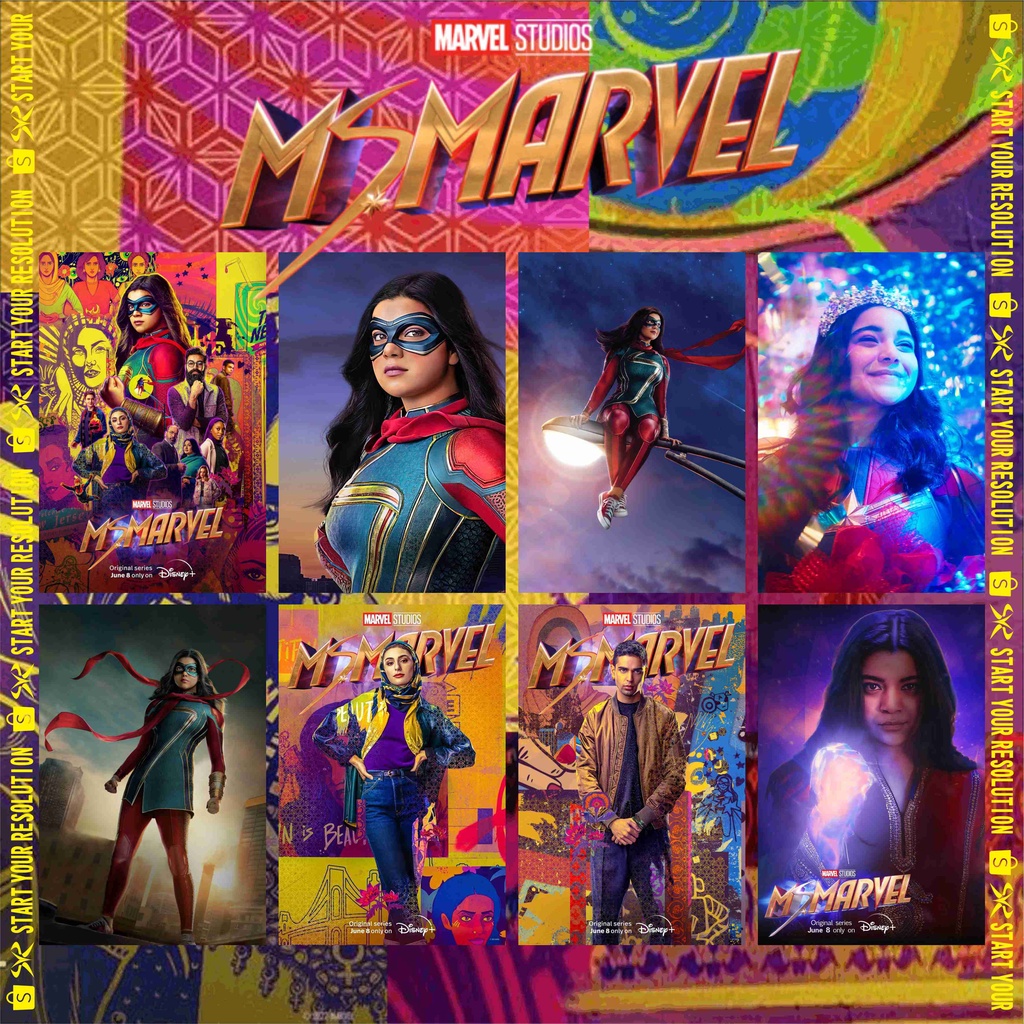 Jual Poster Film Marvel Ms Marvel / Miss Marvel / Iman Vellani / Kamala ...