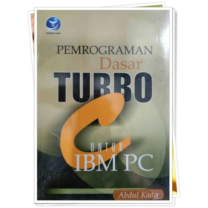 Jual Buku Baru Original - Pemrograman Dasar Turbo C Untuk IBM PC ...