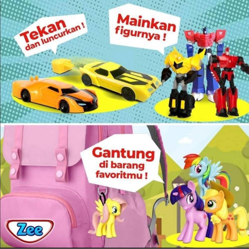 Jual Action Figure TRANSFORMER DAN MY LITTLE PONY hadiah susu zee ...