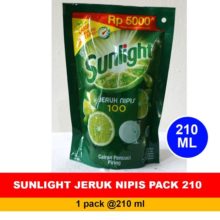 Jual SUNLIGHT JERUK NIPIS PACK 210 ML | Shopee Indonesia
