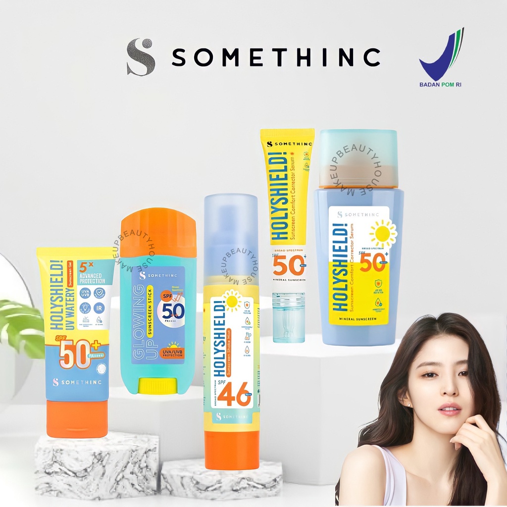 Jual SOMETHINC Glowing Up Sunscreen Stick | Holyshield Sunscreen ...