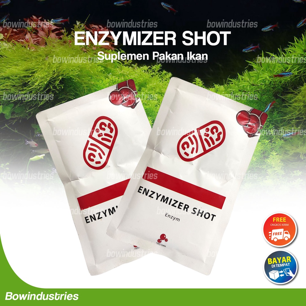 Jual ENZYMIZER SHOT Suplemen pakan ikan AQUA LUNUB | Shopee Indonesia