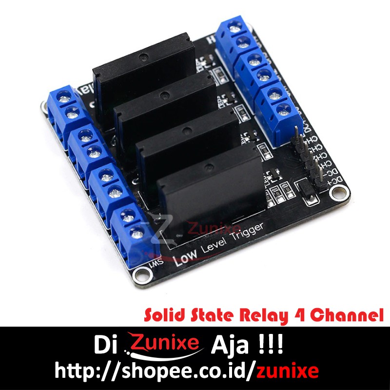 Jual SSR Solid State Relay Module 4 Channel 5V DC untuk Arduino ...