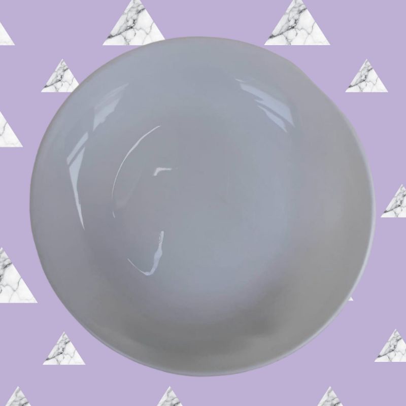 Jual Piring plastik polos putih / piring / piring plastik | Shopee ...