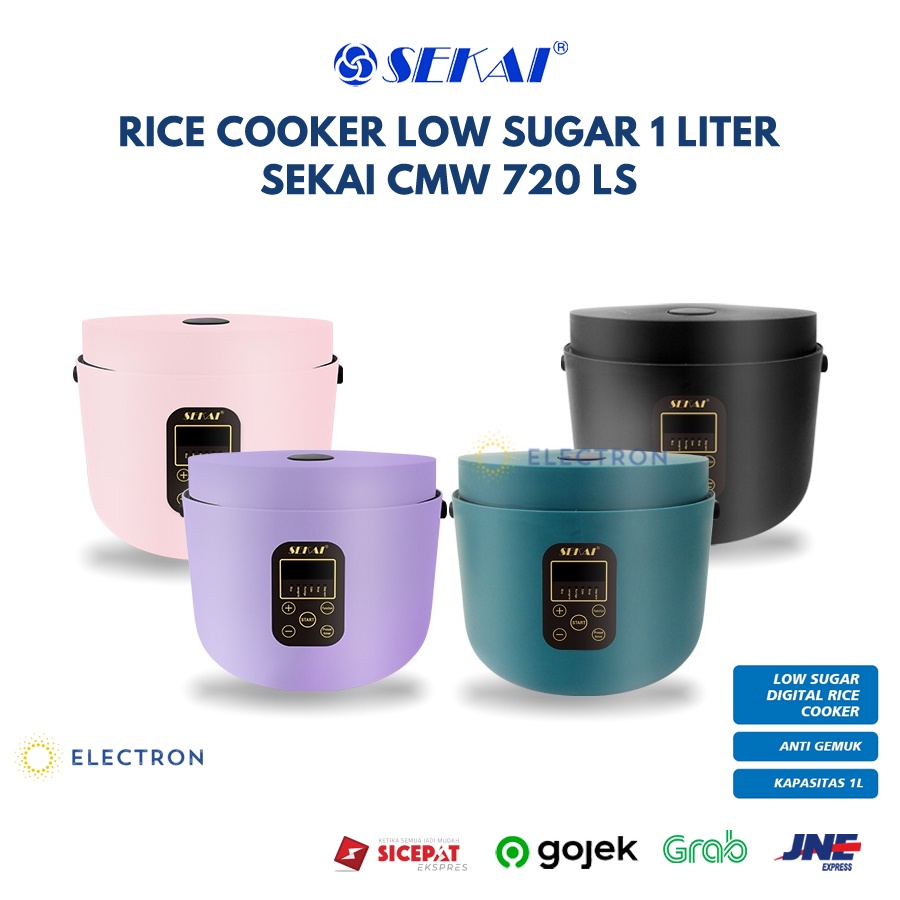 Jual Rice Cooker Digital Sekai CMW720 1L Low Carbo Low Sugar CMW 720 LS ...
