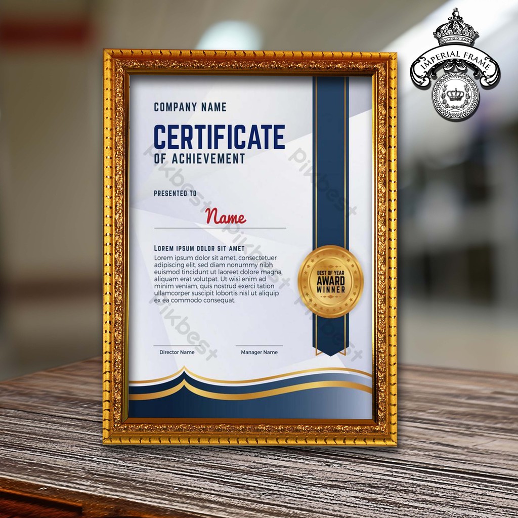 Jual Bingkai Frame Figura Foto F4 ( 21.5 x 33 cm ) gold / silver ...