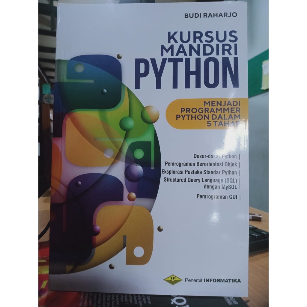 Jual BUKU KURSUS MANDIRI PYTHON BUDI RAHARJO | Shopee Indonesia
