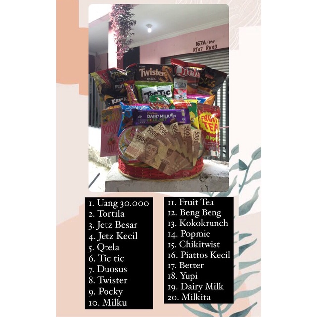 Jual Parsel Anak/Parsel Uang/Bingkisan Lebaran/Hampers Snack parsel ...