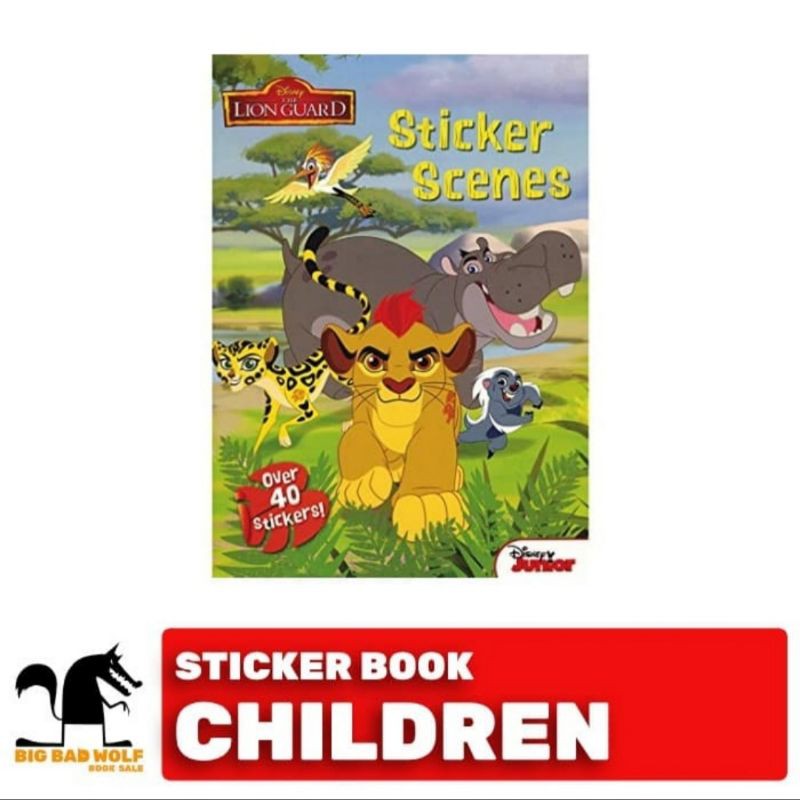Jual BIG BAD WOLF BOOKS DISNEY THE LION GUARD : STICKER SCENES - BUKU ...