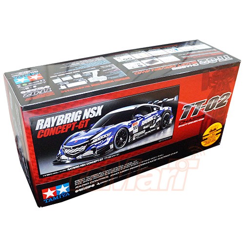 Jual Tamiya 1/10 TT02 Raybrig NSX Concept-GT w/ESC EP On Road Touring ...