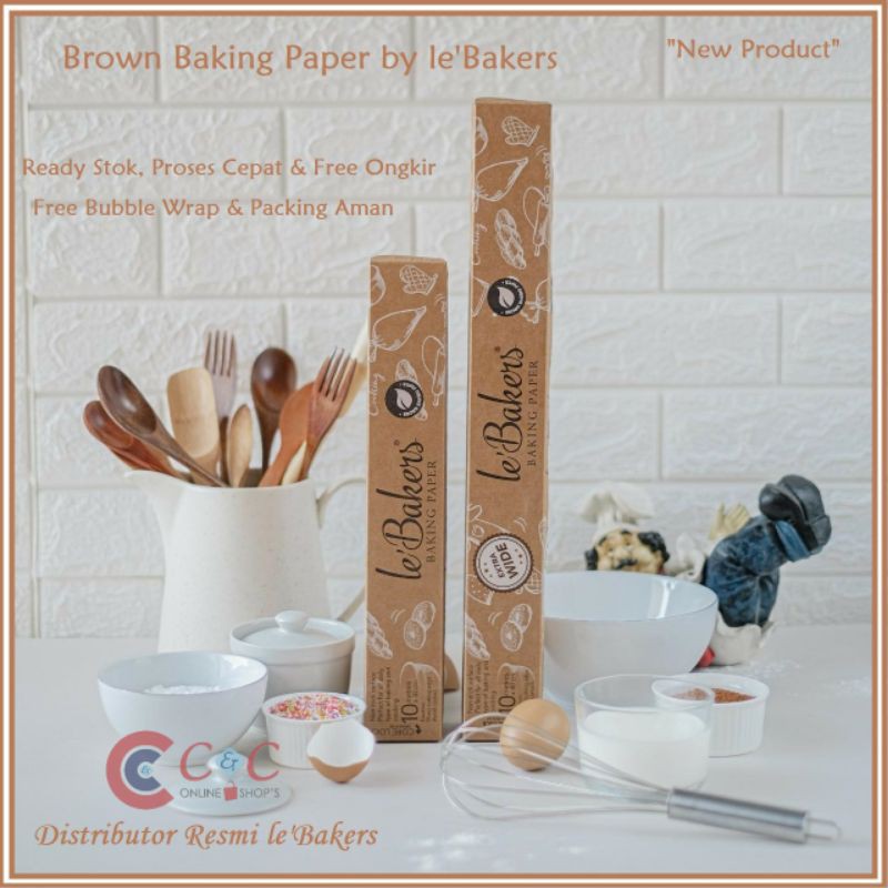 Jual Le Bakers Brown Baking Paper | Shopee Indonesia