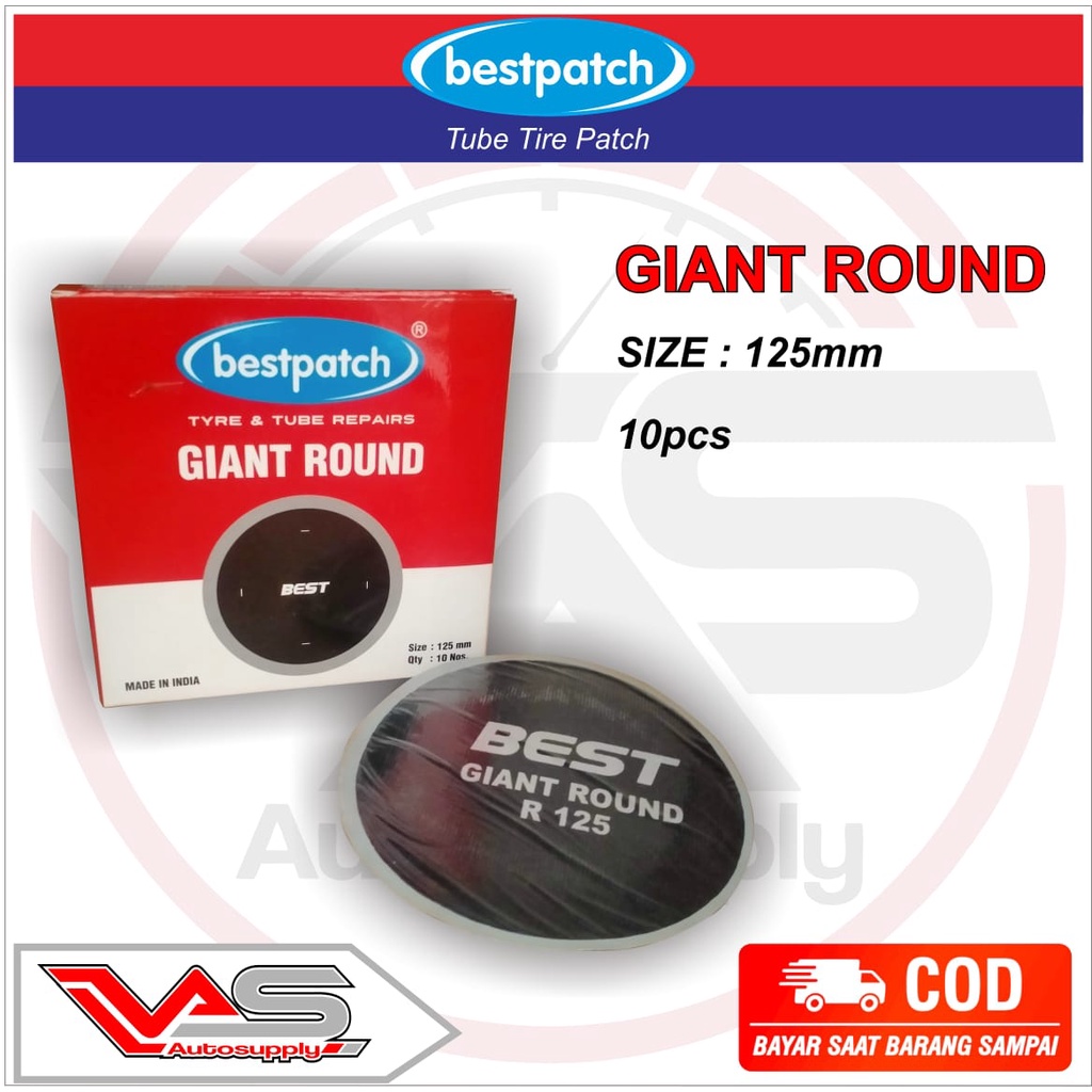 Jual Giant Round 125mm Bestpatch 1box isi 10pcs | Shopee Indonesia
