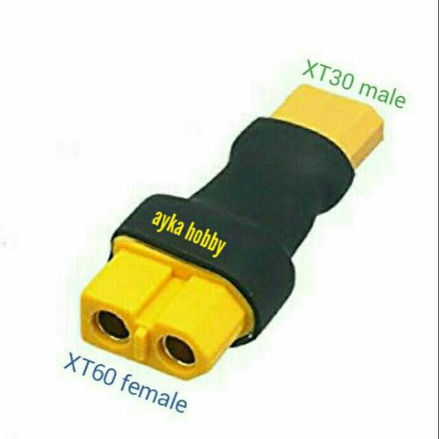Jual Lipo Battery Adapter XT30 Male to XT60 Female | Shopee Indonesia