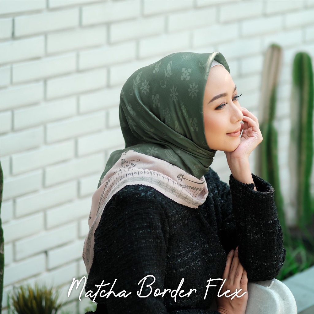 Jual Mylady Hijab Matcha Border Flex | Shopee Indonesia