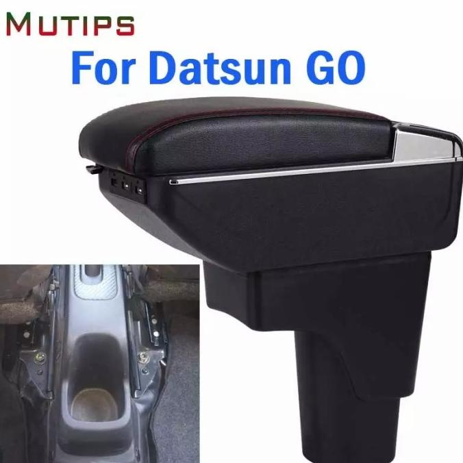 Jual Armrest Box Datsun Go Usb Console Box Datsun Go Omextra Armrest ...